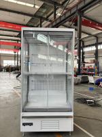 China 998mm Commercial Glass Door Display Fridge Plug-In Multideck Chiller for Convenience Stores for sale