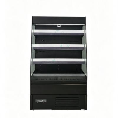 China Small‑Size Open Multideck Chiller With Panoramic Panel For Retail Business for sale