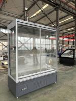 China 1560mm Commercial Display Chiller Glass Door Merchandiser for Dairy and Ready Meals for sale