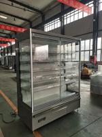China 1560mm Commercial Display Chiller Glass Door Merchandiser for Dairy and Ready Meals for sale
