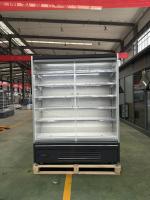 China 1560mm Commercial Display Chiller Glass Door Merchandiser for Dairy and Ready Meals for sale