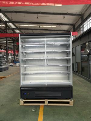 China 1560mm Commercial Display Chiller Glass Door Merchandiser for Dairy and Ready Meals for sale