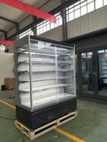 China 1560mm Commercial Display Chiller Glass Door Merchandiser for Dairy and Ready Meals for sale