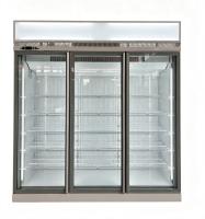 China Self‑Contained Upright Freezer With Anti‑Fog Glass For Frozen Food Retail for sale