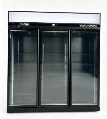 China Self‑Contained Upright Freezer With Anti‑Fog Glass For Frozen Food Retail for sale