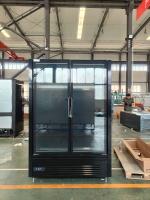 China 1370mm Commercial Glass Door Display Freezer Plug-In Upright Merchandiser for sale