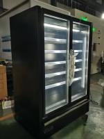 China 1370mm Commercial Glass Door Display Freezer Plug-In Upright Merchandiser for sale
