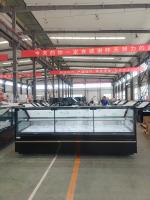 China PHEA SV Series Commercial Semi-Vertical Self-Service Display Case with Flat Glass for sale