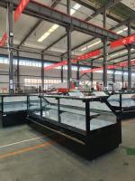 China PHEA SV Series Commercial Semi-Vertical Self-Service Display Case with Flat Glass for sale