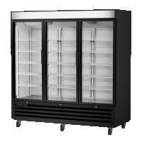 China Inverter‑Driven Upright Freezer With Anti‑Fog Glass For Frozen Goods Retail for sale
