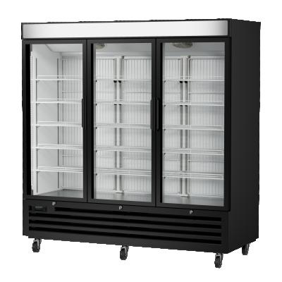 China Inverter‑Driven Upright Freezer With Anti‑Fog Glass For Frozen Goods Retail for sale