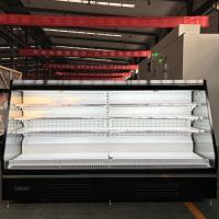 China 2560mm Large Open Display Refrigerator for Supermarket Produce and Dairy Aisles for sale