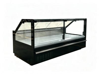 China Plug‑in Serve‑Over Chiller With 304 Stainless Steel Interior For Deli Retail for sale