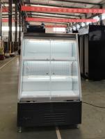 China 998mm Commercial Glass Door Display Fridge Plug-In Multideck Chiller Semi Height for sale