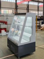 China 998mm Commercial Glass Door Display Fridge Plug-In Multideck Chiller Semi Height for sale