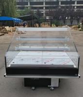 China PRO SV Series Semi-Vertical 4-Sided Transparent Display Cooler with R290 for sale