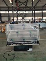China PRO SV Series Semi-Vertical 4-Sided Transparent Display Cooler with R290 for sale