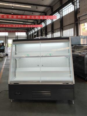 China 1560mm Commercial Semi-Height Multideck Chiller with Anti-Fog Glass Doors for sale