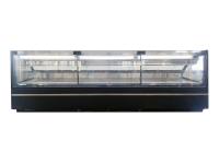 China 3750MM Plug‑in Refrigerated Deli Counter With Bottom Cold Plate For Butcher Shop Retail Business for sale