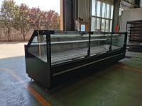 China 3750MM Plug‑in Refrigerated Deli Counter With Bottom Cold Plate For Butcher Shop Retail Business for sale
