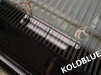 China 2500MM Plug‑in Static Cooling Deli Counter with Dual Fin Evaporator for Cured Meat Display for sale