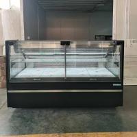 China 1875MM Commercial Plug‑in Serve‑Over Chiller with Dual Evaporator for Fresh Meat Supermarket for sale