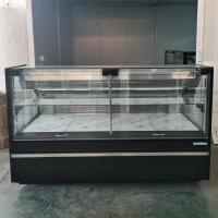 China 1875MM Commercial Plug‑in Serve‑Over Chiller with Dual Evaporator for Fresh Meat Supermarket for sale