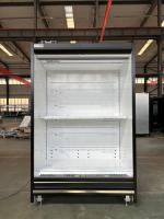 China GAEA125M Commercial LED Light Upright Air Curtain Display Chiller Open Showcase for Fruit and Vegetable Environmental Friendly Fridge for sale