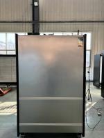 China GAEA125M Commercial LED Light Upright Air Curtain Display Chiller Open Showcase for Fruit and Vegetable Environmental Friendly Fridge for sale