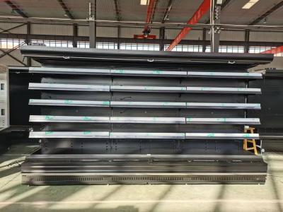 China GAEA375M Vertical Open Display Cooler Fruit Vegetable Open Chiller Upright Commercial Fridge Supermarket Refrigerator for sale
