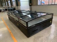 China GRACE Series Static Cooling Freezer Display Case with Low-E Sliding Top for sale