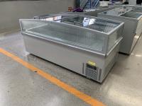 China GRACE Series Static Cooling Freezer Display Case with Low-E Sliding Top for sale