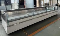 China 3750MM Long Plug‑in Self‑service Refrigerated Counter for Supermarket Mass Deli Food Display for sale