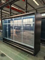 China GAEAECO290S Large Display Commercial Refrigerators Glass Door Cooler for Supermarket for sale