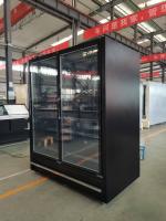 China CRONUS156X Remote Type Supermarket Double Door Vertical Multi-Layer Beverage Refrigeration Cabinet Freshness Display Cabinet for sale