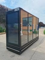 China Supermarket Remote Glass Door Refrigeration Equipment Frozen Food Ice Cream Display Freezer for sale