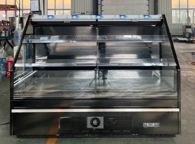 China 1875MM Semi‑vertical Commercial Deli Chiller With Panoramic Endpanels for sale