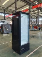 China Single Glass Door Upright Fridge Commercial Display Refrigerator for Supermarket for sale