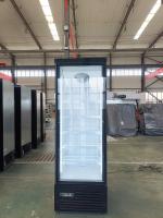 China Single Glass Door Upright Fridge Commercial Display Refrigerator for Supermarket for sale