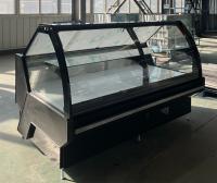 China 1875MM Supermarket Deli‑meat Counter with Bumper Pipe & Optional Back Storage Cabinet for sale
