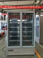 China Double Glass Door Refrigerator Commercial Upright Display Fridge for Retail for sale