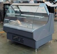 China 1300MM Small Supermarket Meat Deli Display Counter with Stainless Liner & Digital Control for sale