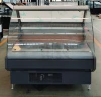 China 1300MM Small Supermarket Meat Deli Display Counter with Stainless Liner & Digital Control for sale