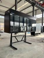 China TOP Series Interchangeable Freezer/Chiller Display Case with Triple Anti-Fog Glass Door for sale