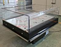 China 125M Self‑Contained 4‑Sided Transparent Island Chiller With Energy‑Saving for sale
