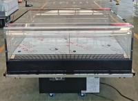 China 125M Self‑Contained 4‑Sided Transparent Island Chiller With Energy‑Saving for sale