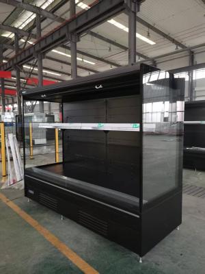 China SMART250X 6 Layers Shelves Supermarket Open Display Chiller Refrigerator for Vegetables Fruit Meat for sale