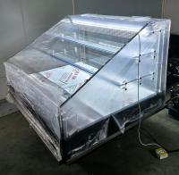 China 125X Deep‑Body 4‑Sided Transparent Island Refrigerator, R290 Commercial Fresh Meat Showcase for sale