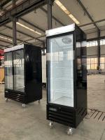 China 115V 60Hz Variable Frequency Single Glass Door Commercial Display Freezer for Supermarket Retail for sale