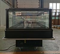China 200P R290 Self‑Contained Island Showcase, Hot‑Gas Defrost For Supermarket Display Freezer for sale